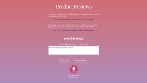 Build a voice controlled UI | Creative Bloq
