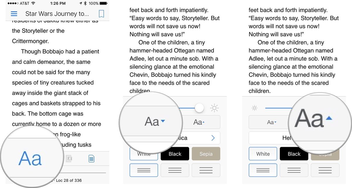 How to customize reading options in Kindle for iPhone and iPad | iMore