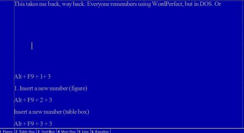 WordPerfect X4 Takes You Back, Way Back, to DOS WP5.1 | Laptop Mag
