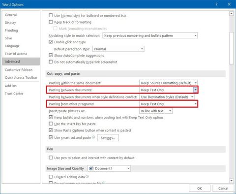 How to paste text without formatting in Word for Windows 10 | Windows ...