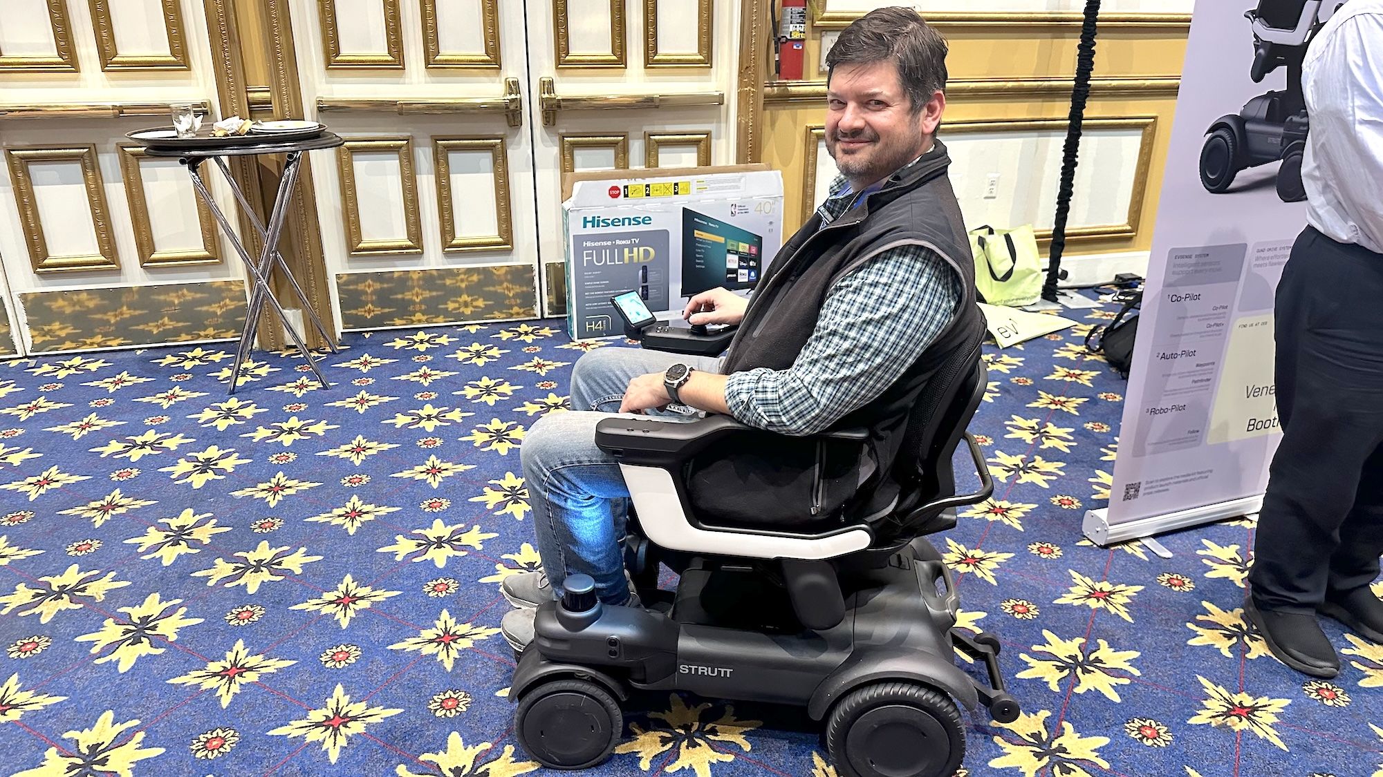 I just rode this self-driving four-wheeled vehicle, and it's so fun I'm ...