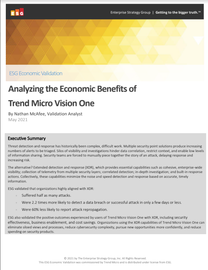 Analysing the economic benefits of Trend Micro Vision One | ITPro