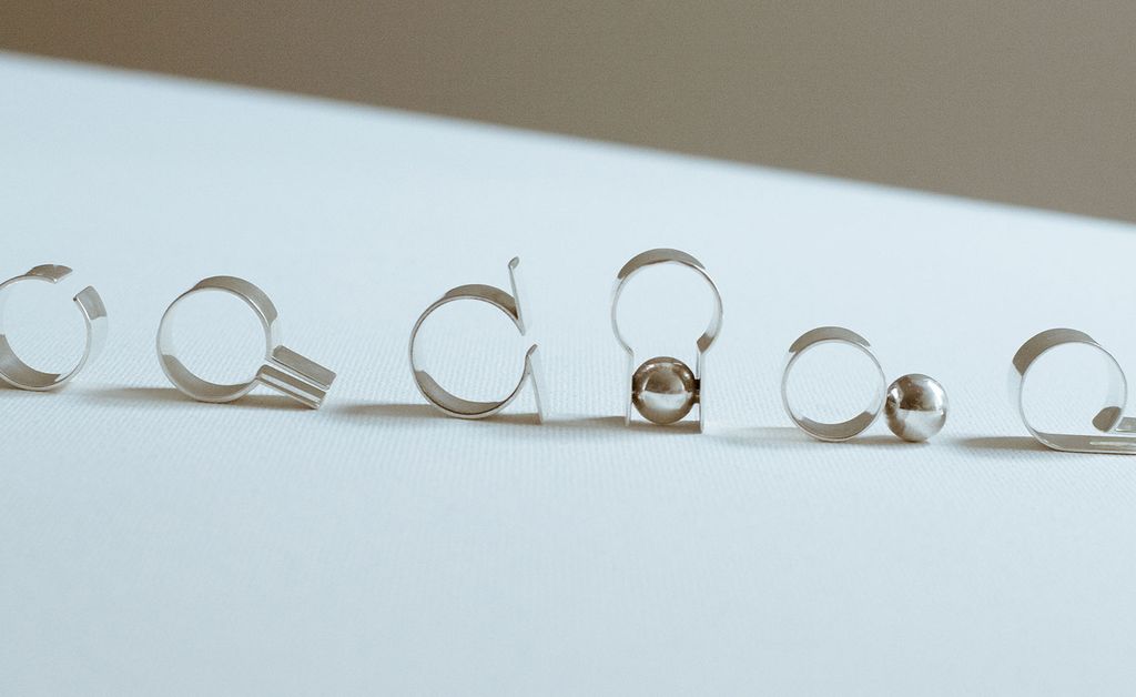 LA-based jeweller Riia's Modular sterling silver ring series | Wallpaper*