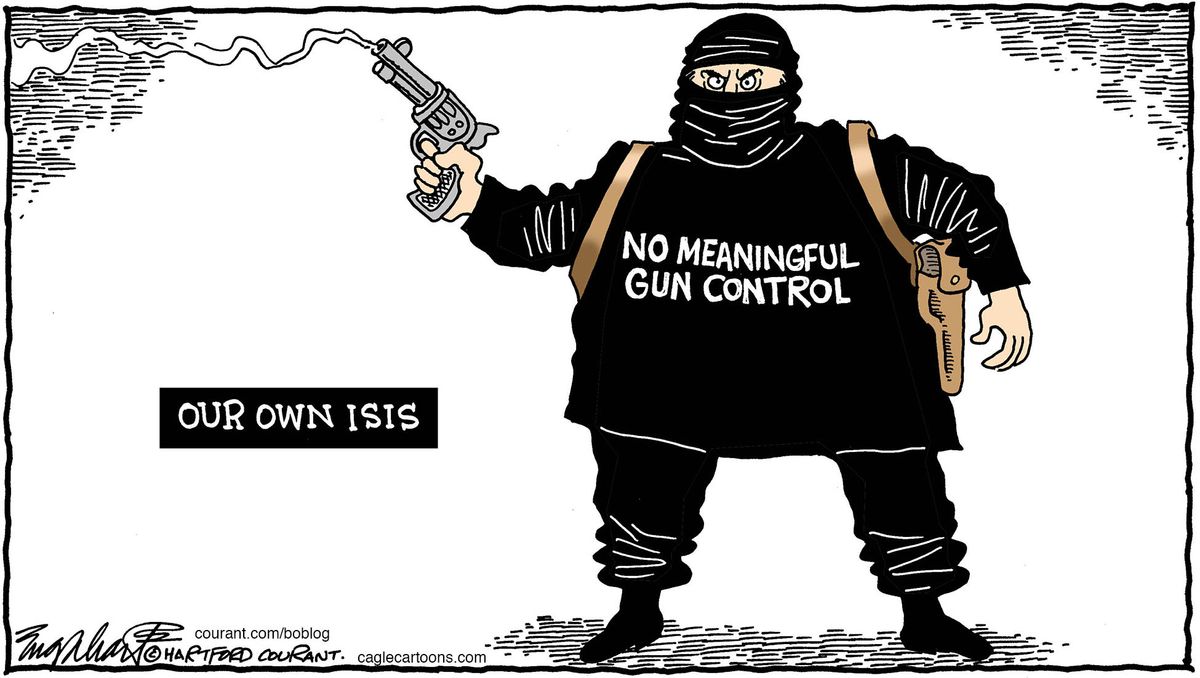 Editorial cartoon U.S. gun control | The Week
