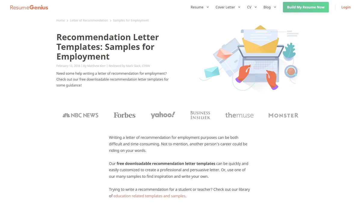 12 outstanding recommendation letter samples | TechRadar