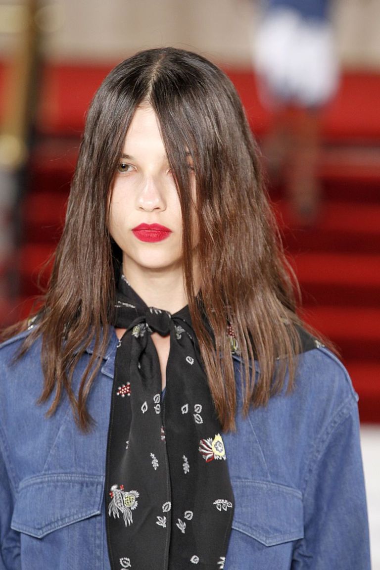 How to Hide Acne Using Hair - Hairstyles That Hide Blemishes | Marie Claire