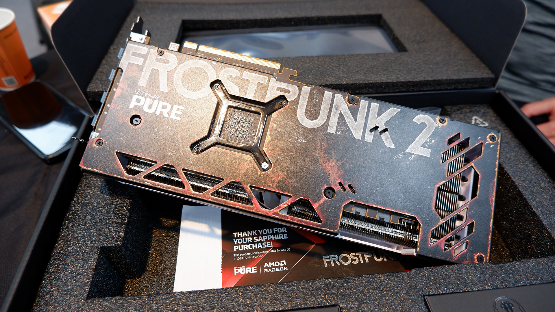 This Frostpunk 2 RX 7700 XT from Sapphire is a promotional card that ...