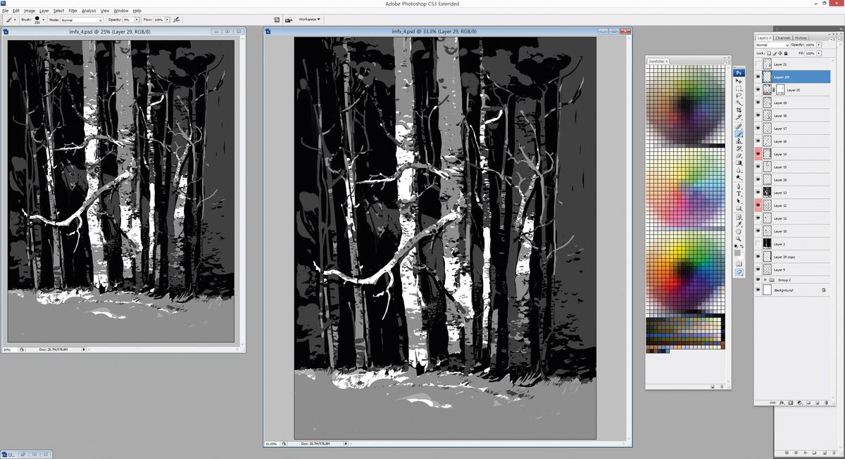 Use a famous optical illusion technique to create art in Procreate ...