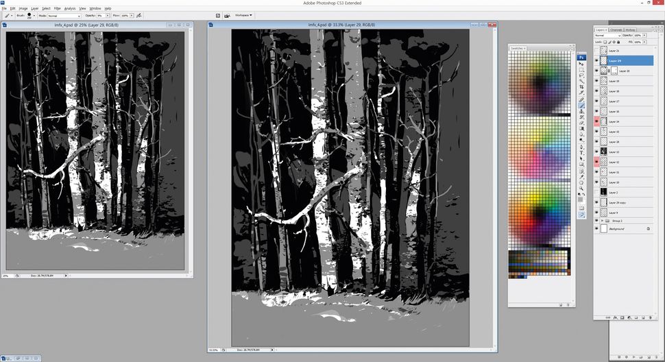 Use a famous optical illusion technique to create art in Procreate ...