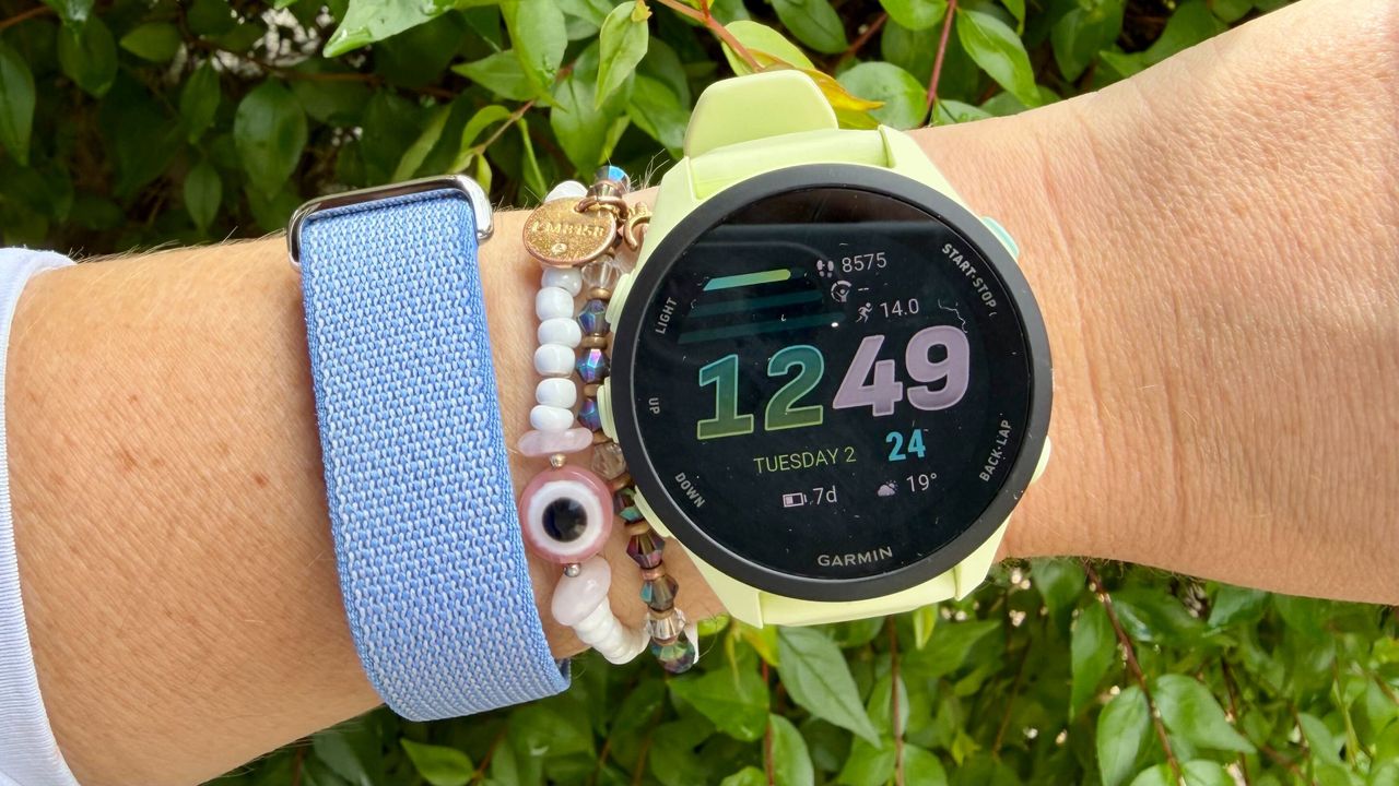 I went for a run with the Fitbit Air and Garmin…