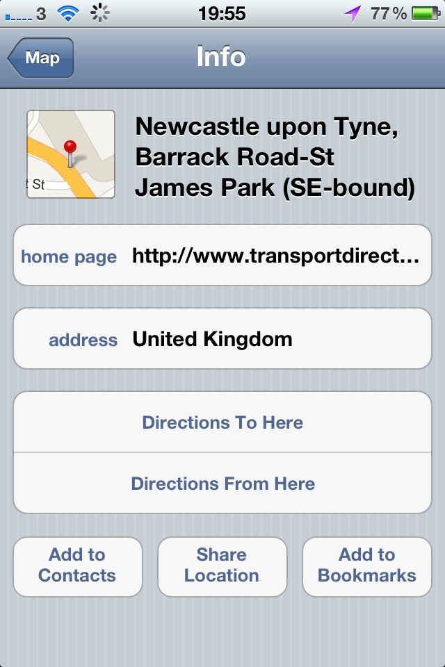 Daily Tip: How to share a map location via Email, Messages or Twitter ...