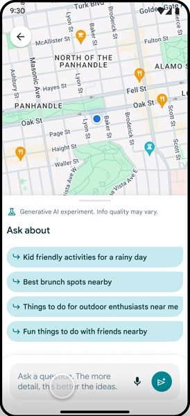Google's new Gen AI in Maps can help you find places to go and things ...
