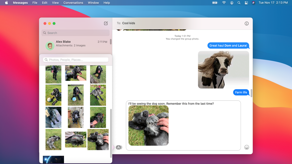 Boost your conversations with macOS Big Sur Messages | TechRadar