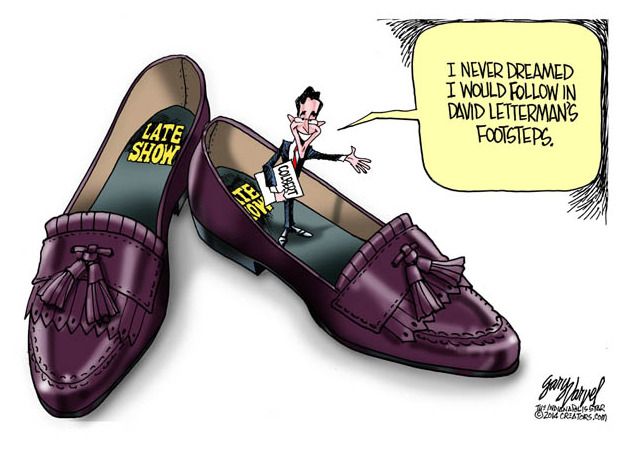 Editorial cartoon Stephen Colbert Late Show | The Week