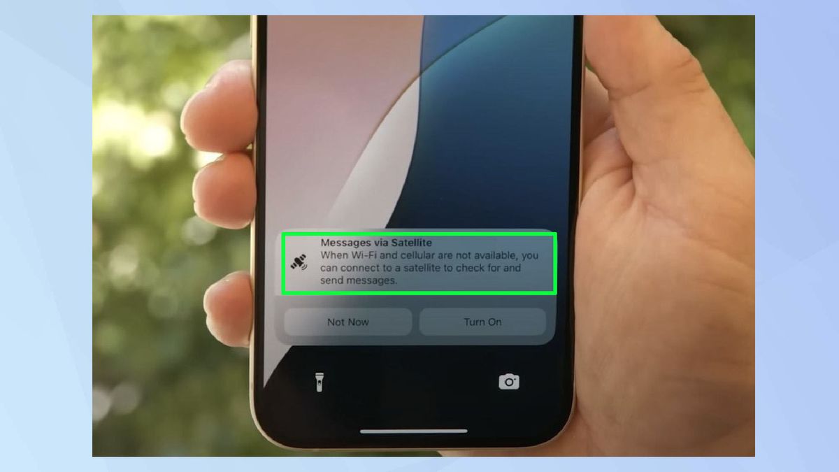 iOS 18 lets you send messages via satellite — here's how it works | Tom's Guide