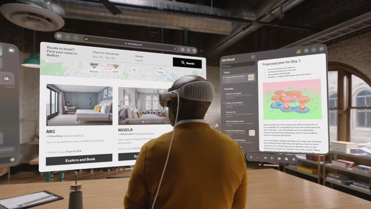 This is what using Apple Vision Pro could be like in five years time ...