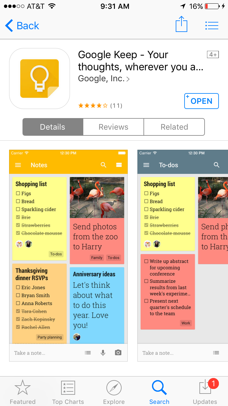 How to Share Items to Google Keep on iOS | Tom's Guide
