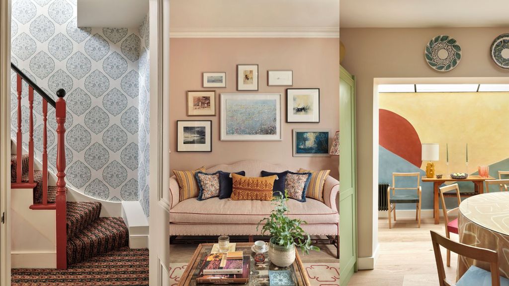 This inviting house is a masterclass in using bold color combinations ...