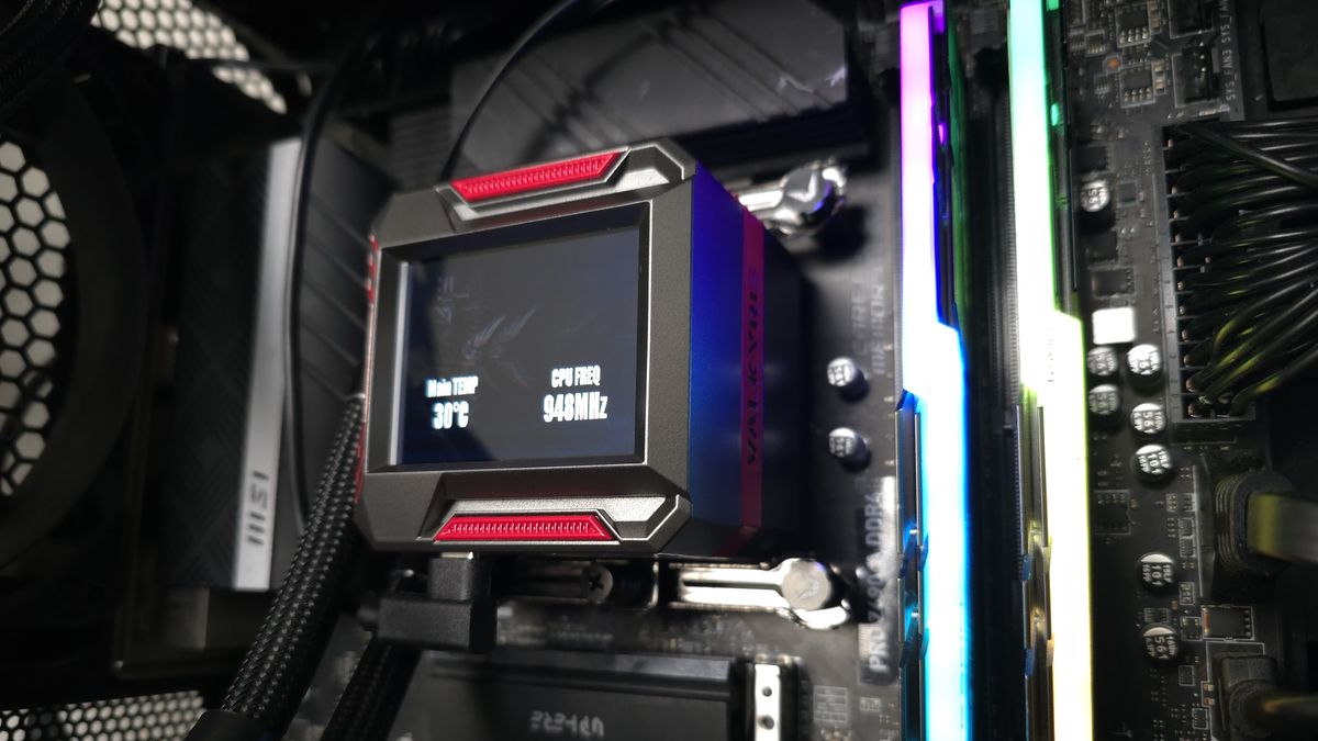 Valkyrie Syn 240 AIO Liquid Cooler Review: Good performance, clunky ...