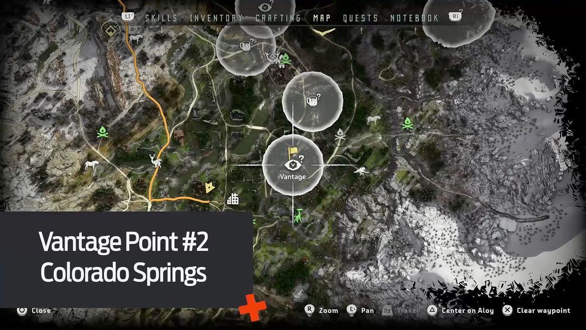 Horizon Zero Dawn vantage points locations | GamesRadar+