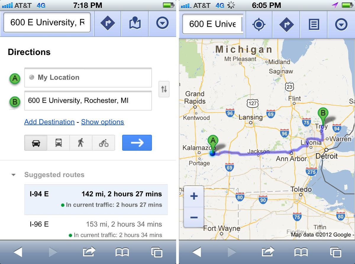 iOS 6 Maps vs. iOS 5 Maps vs. maps.google.com: Location data shootout ...