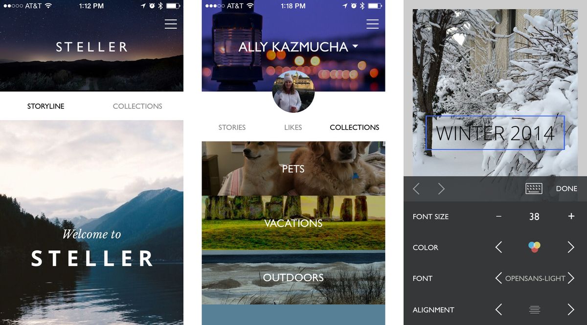 Steller for iPhone lets you turn your photos and videos into shareable ...