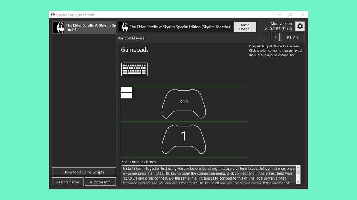 How to play Skyrim in local split-screen co-op with a friend | TechRadar