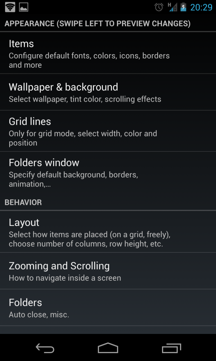 Lightning Launcher: More customizations than you can shake a stick at ...