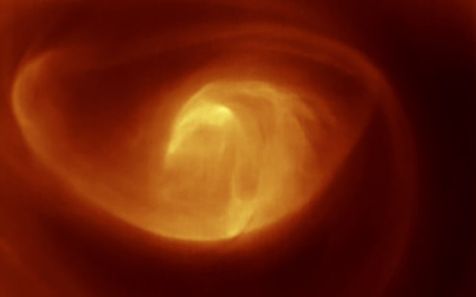 Swirling Vortex on Venus Caught in Action Wallpaper | Space