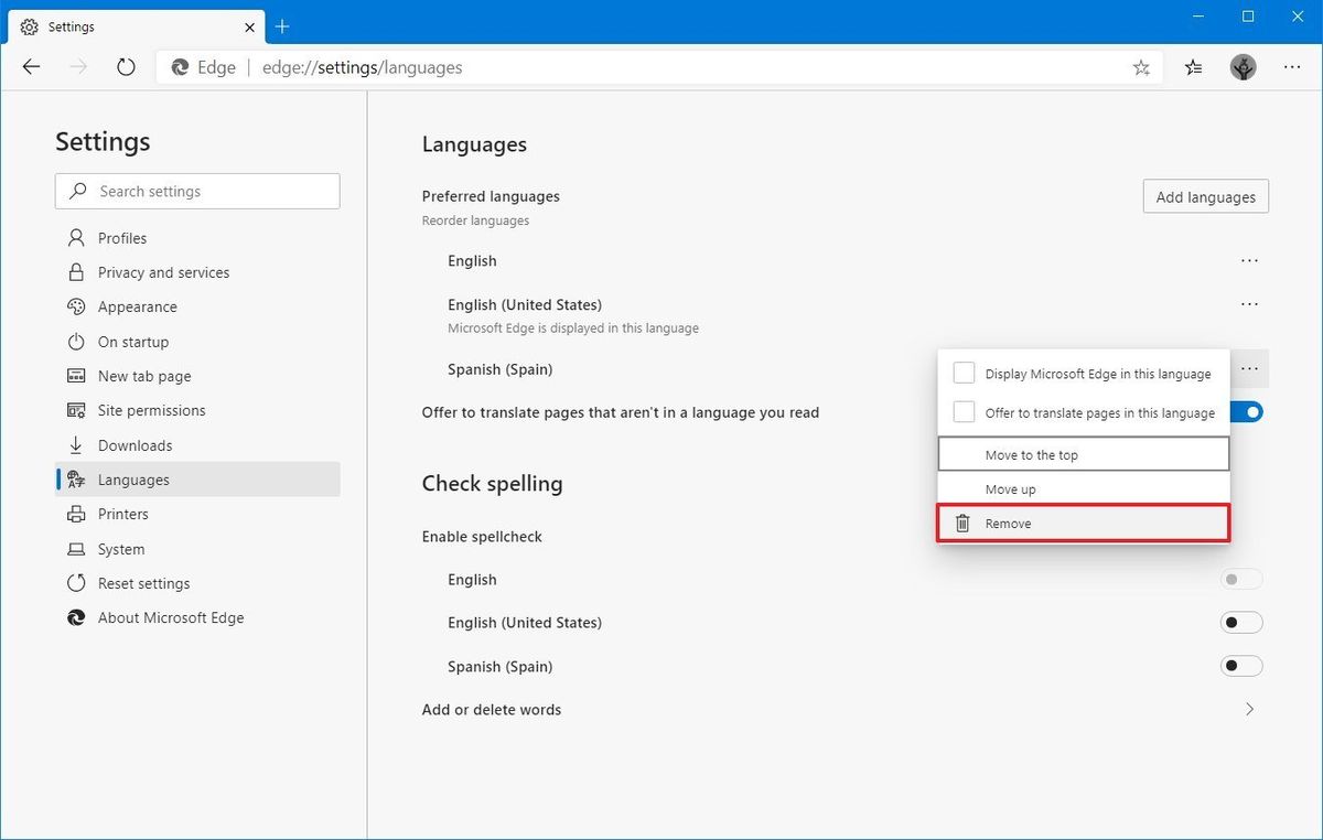 How to add and change languages on the new Microsoft Edge | Windows Central