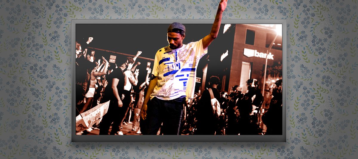 The protests are great television. That's important. | The Week