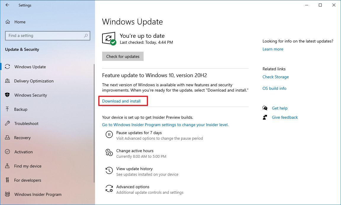 How to get the Windows 10 October 2020 Update on your PC as soon as ...
