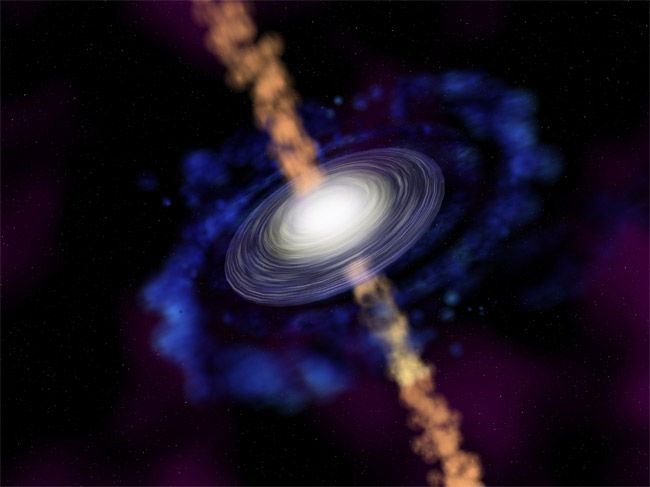 Jets Spiral in 'Reverse Whirlpool' from Star | Space