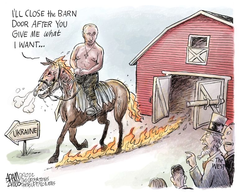 7 cartoons about Putin's invasion of Ukraine | The Week