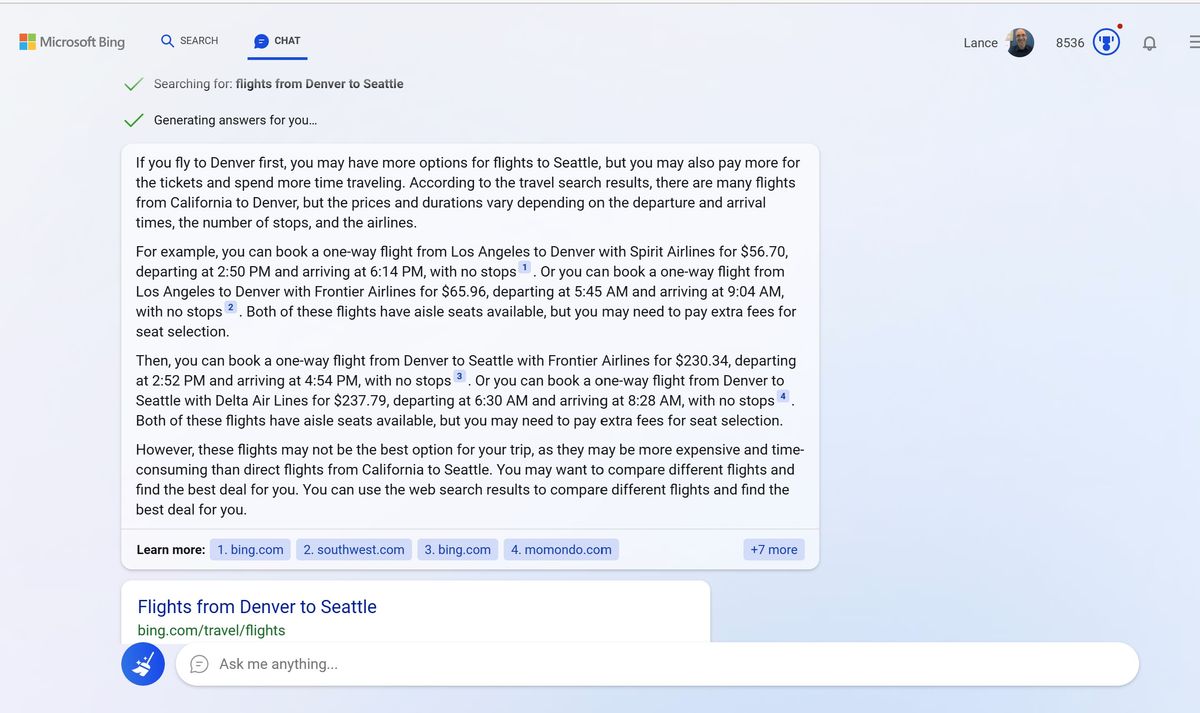 Hands-on with the impressive ChatGPT-powered Bing | TechRadar