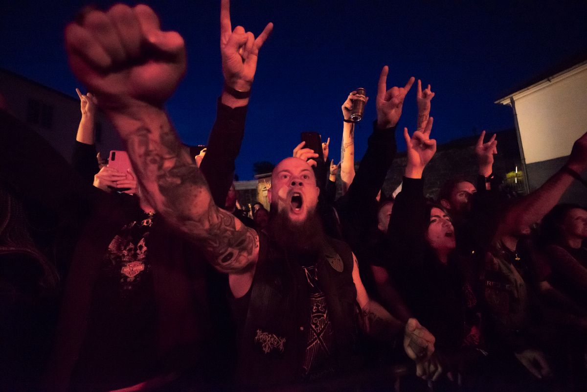 We went to a true black metal festival set in a historic Norwegian ...
