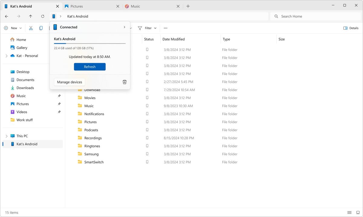 New Windows 11 feature lets you wirelessly browse your phone's filesystem directly within File ...