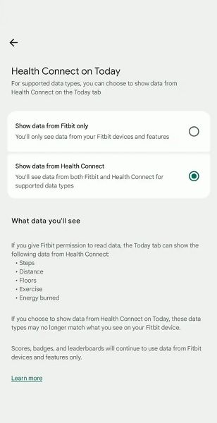 Fitbit now lets users integrate their Health Connect stats into its app ...