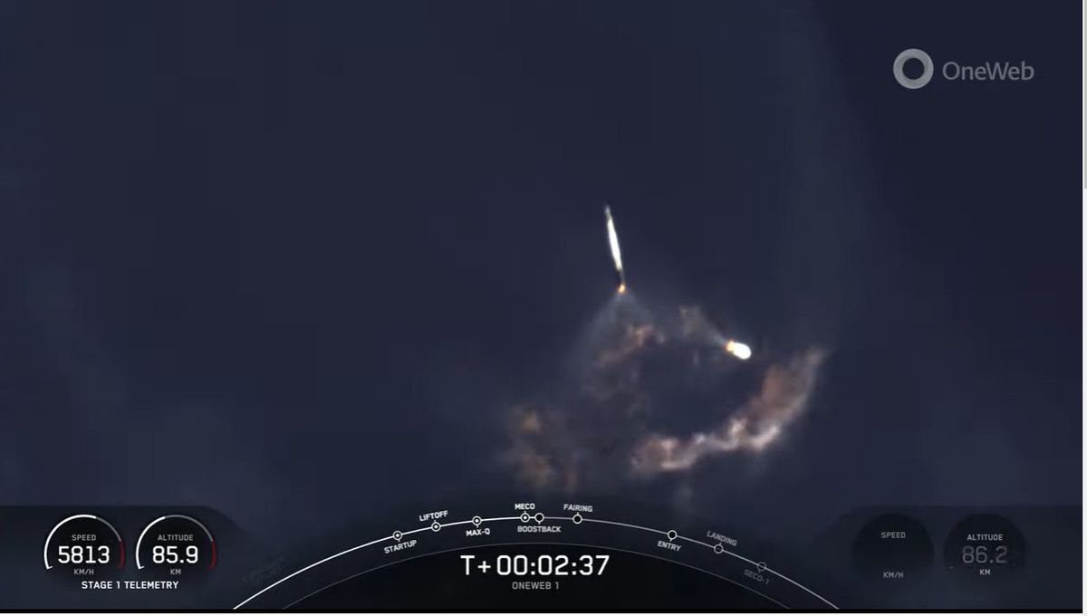 SpaceX launches 40 OneWeb satellites, aces rocket landing | Space