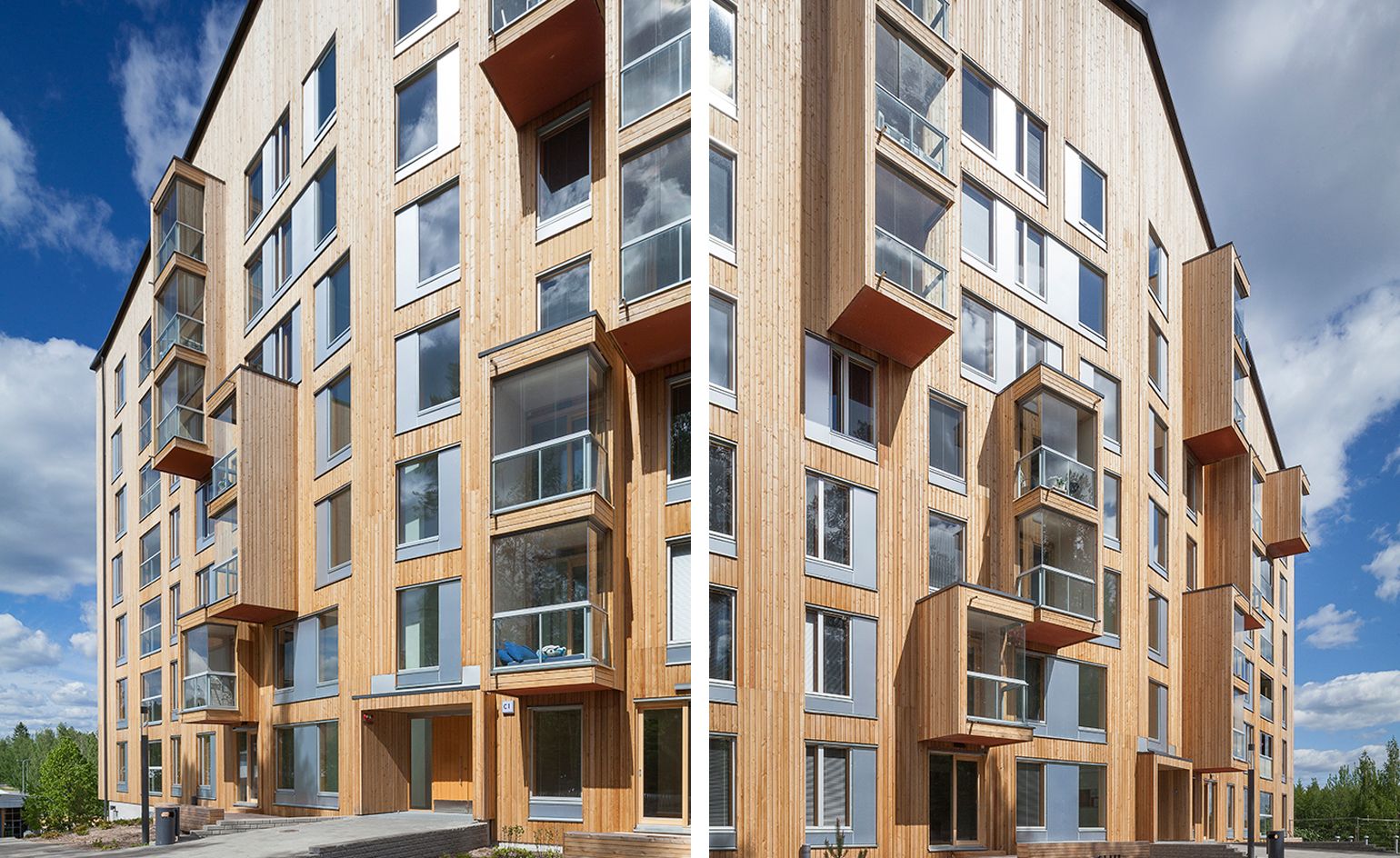 OOPEAA's award-winning timber frame flats | Wallpaper