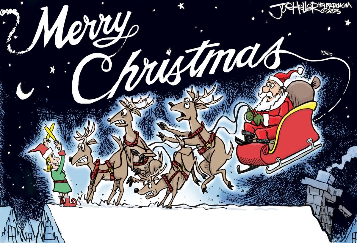 Today's political cartoons - December 24, 2023 | The Week