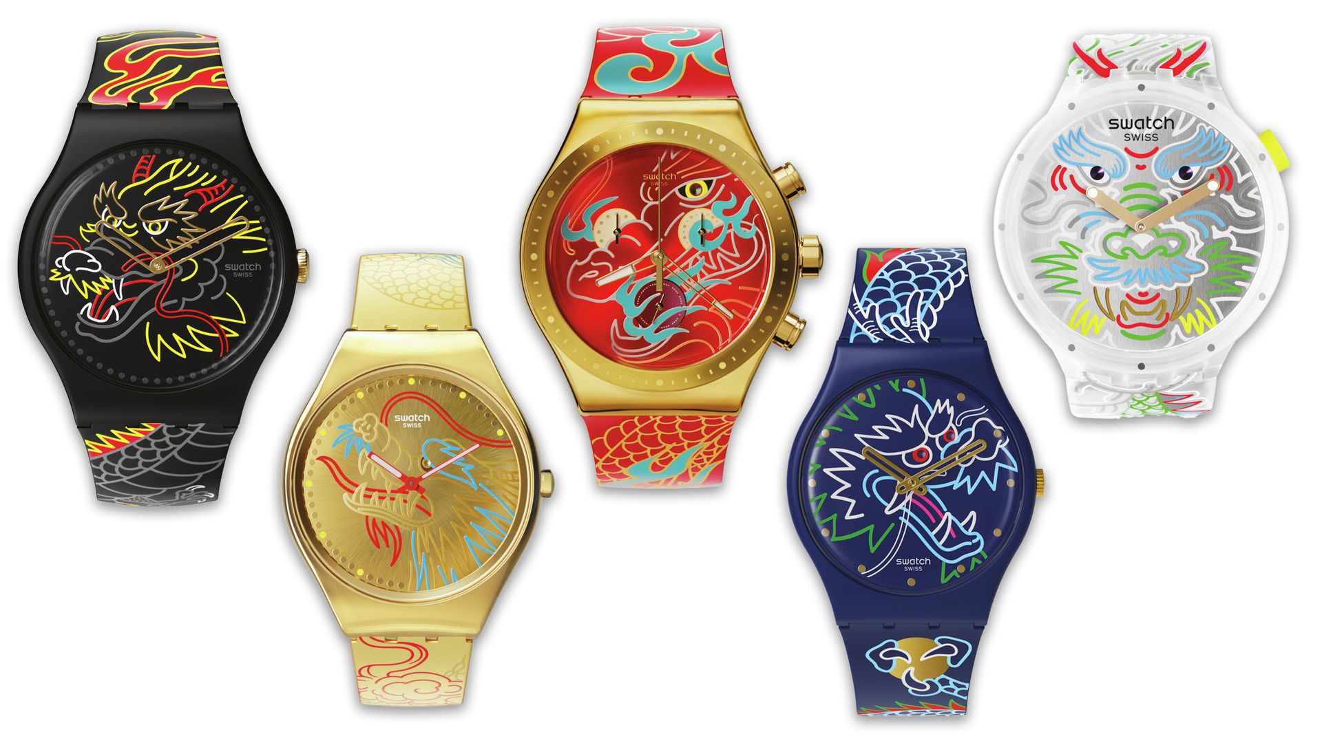 Swatch celebrates Year of the Dragon with new five watch collection | T3