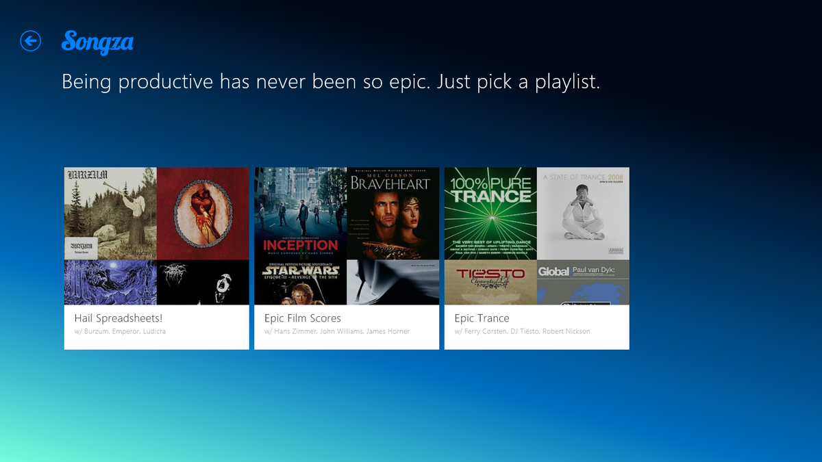 Official Songza app sneaks onto the Windows Store and wins our hearts ...