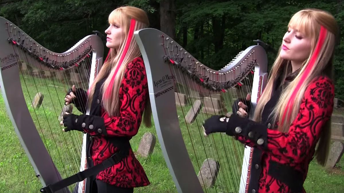 Iron Maiden’s The Trooper covered by Harp Twins | Louder