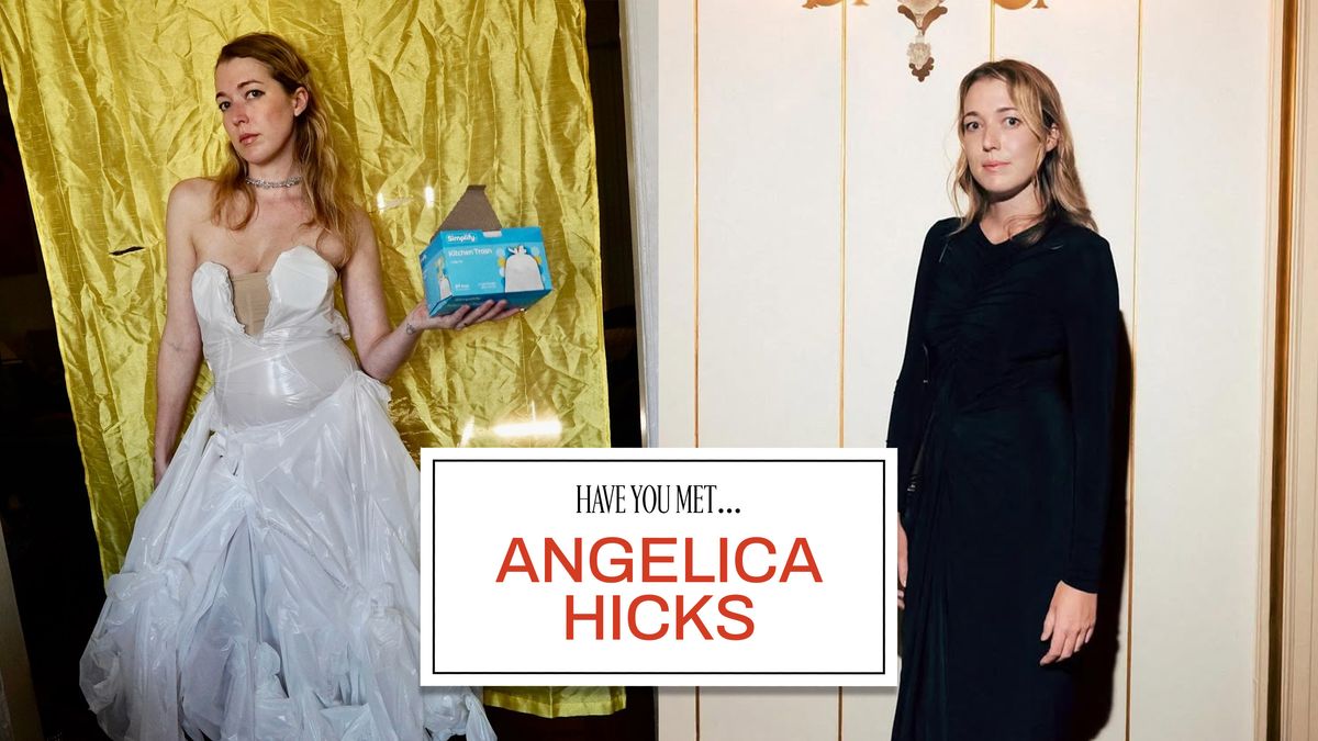 Angelica Hicks Can Turn Anything in Your House Into High Fashion ...