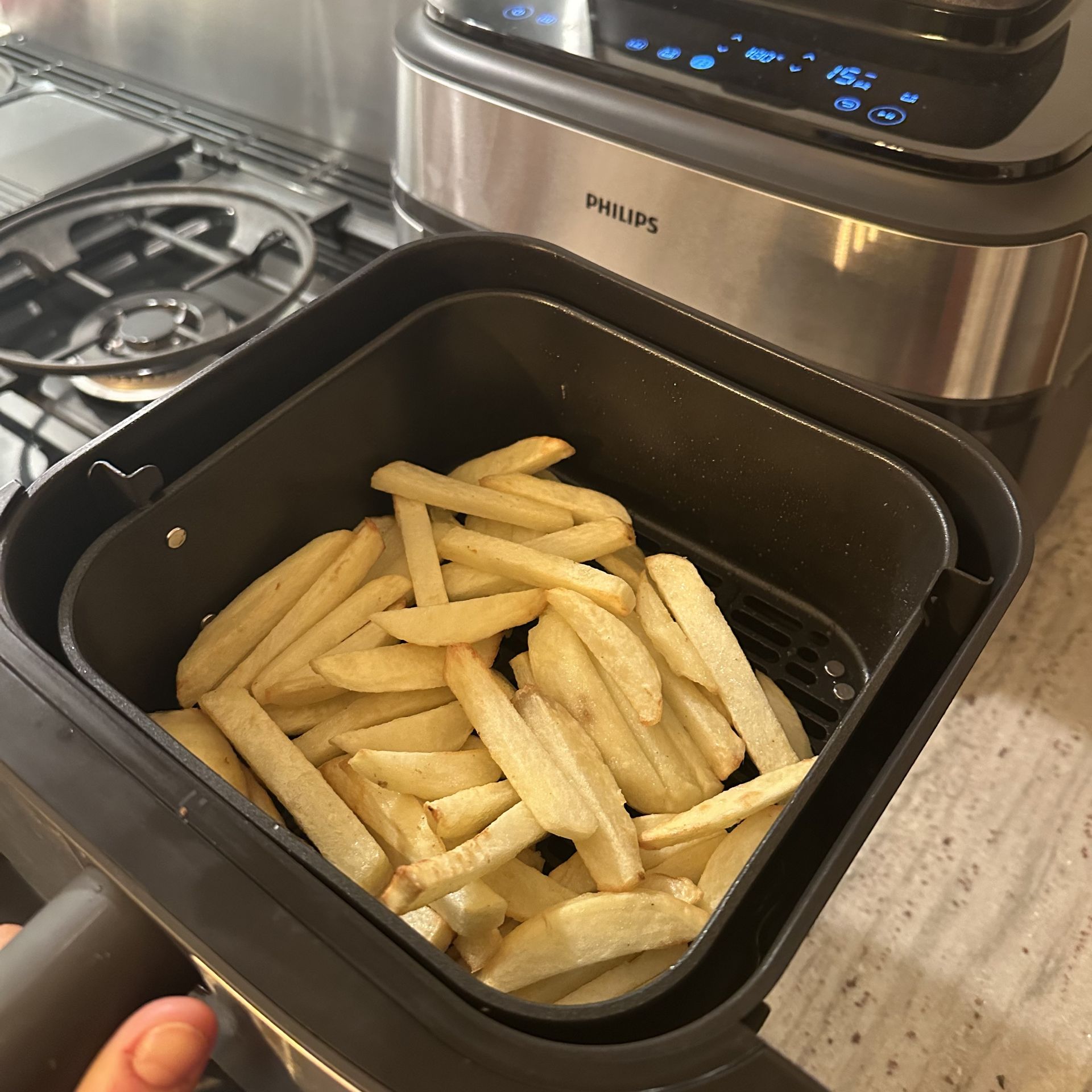 Phillips 5000 Series NA555/09 Dual Basket Steam air fryer review ...