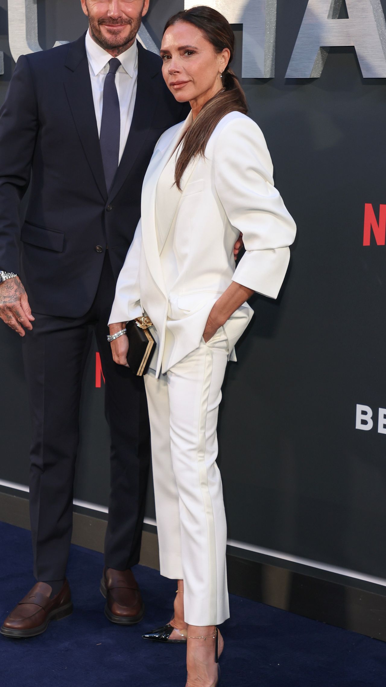 Victoria Beckham’s winter white suit and how to replicate it | Woman & Home