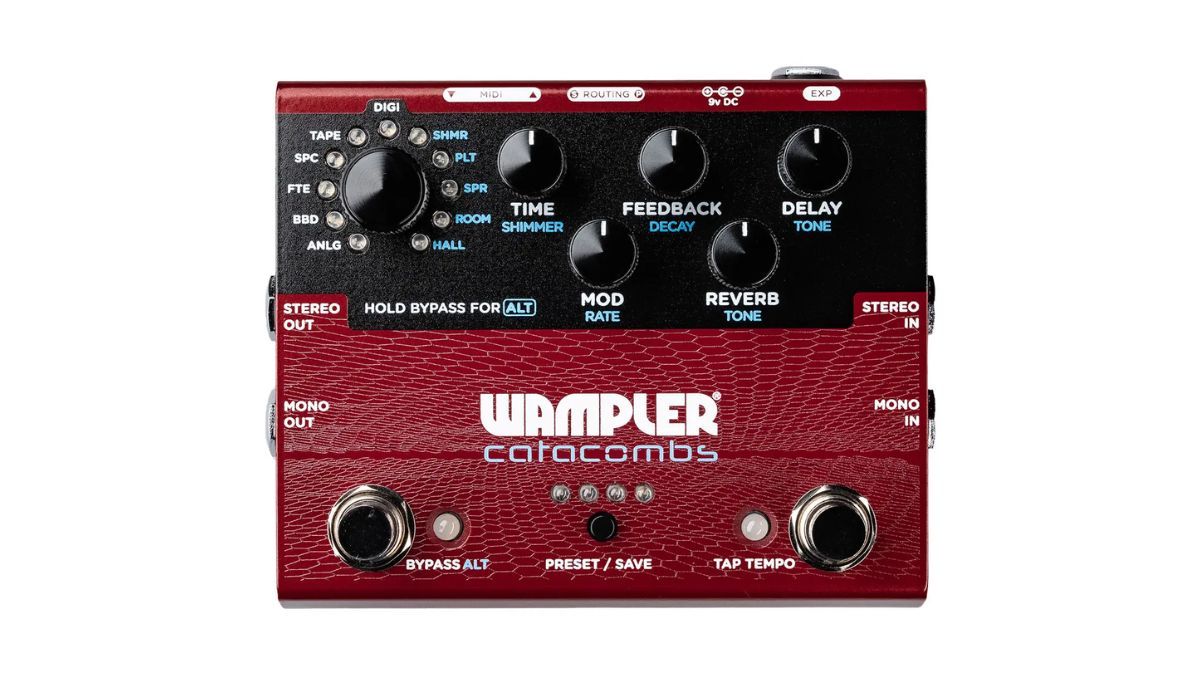 Brian Wampler debuts the Catacombs delay/reverb pedal | Guitar World