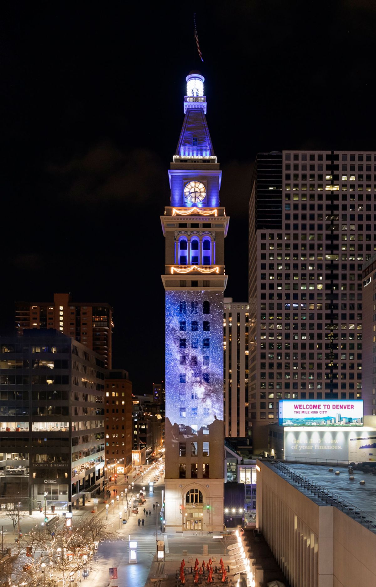 Projection Mapping Transforms the Clocktower in the Mile High City ...