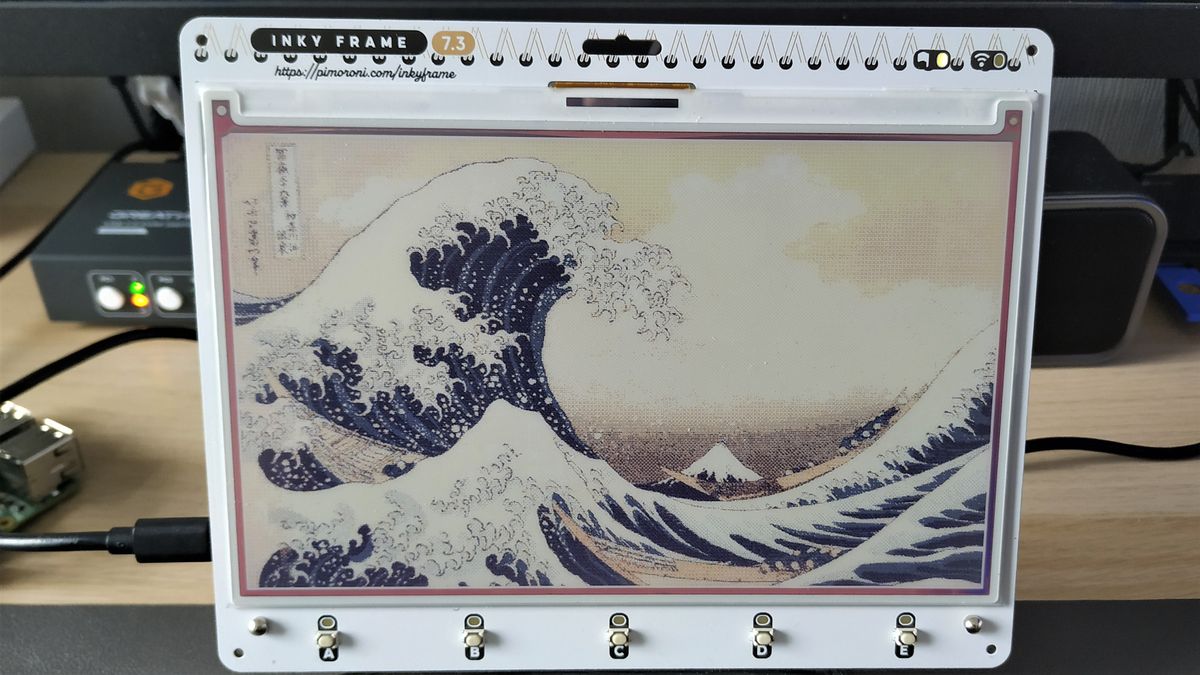 Pimoroni Inky Frame Review: Programmable Color E Ink Screen | Tom's ...